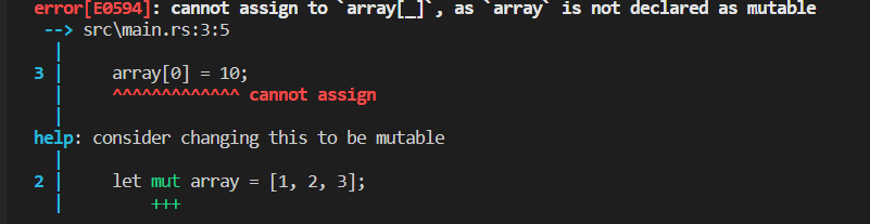 Array In Rust